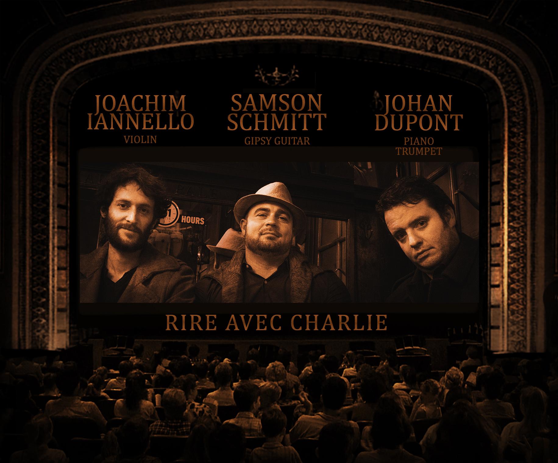 Jazz9 ASBL - Schmitt / Dupont / Iannello Trio, Rire avec Charlie